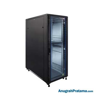 Jual INDORACK IR11532G Standing Close Rack 32U Glass Door Murah ...