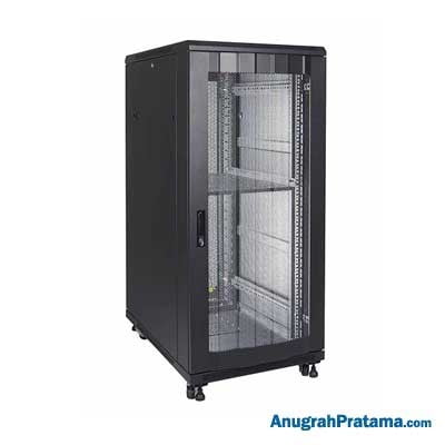 Jual INDORACK IR9027P Standing Close Rack 27U Perforated Door Murah ...