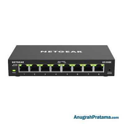 Jual NETGEAR GS308E 8-Port Gigabit Ethernet Smart Managed Plus Switch ...