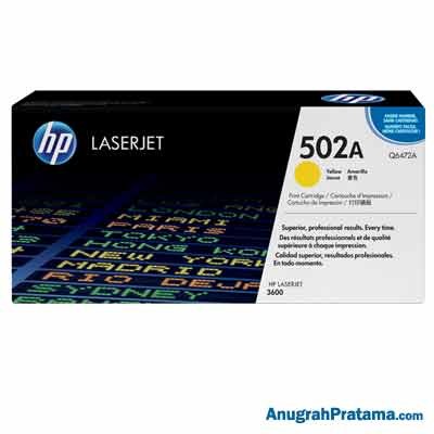 Jual HP 502A Yellow Original LaserJet Toner Cartridge (Q6472A) Murah ...