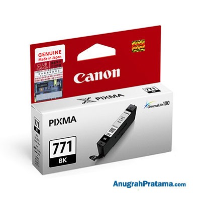 Jual CANON Black Ink Cartridge CLI-771 (CLI771B) Murah - Anugrahpratama.com