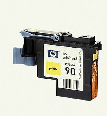 Jual HP 90 Yellow DesignJet Printhead and Printhead Cleaner (C5057A ...