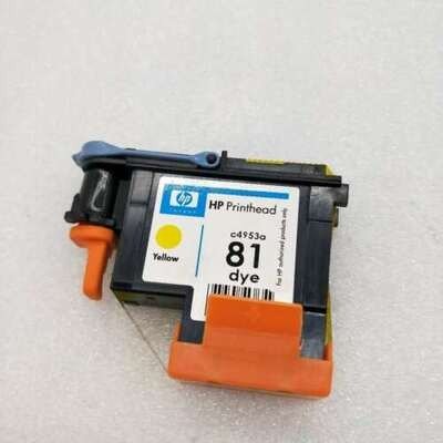 Jual HP 81 Yellow DesignJet Dye Printhead and Printhead Cleaner (C4953A ...
